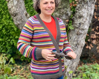 The Easy Breezy Cardigan Crochet PATTERN Instant Digital - Etsy