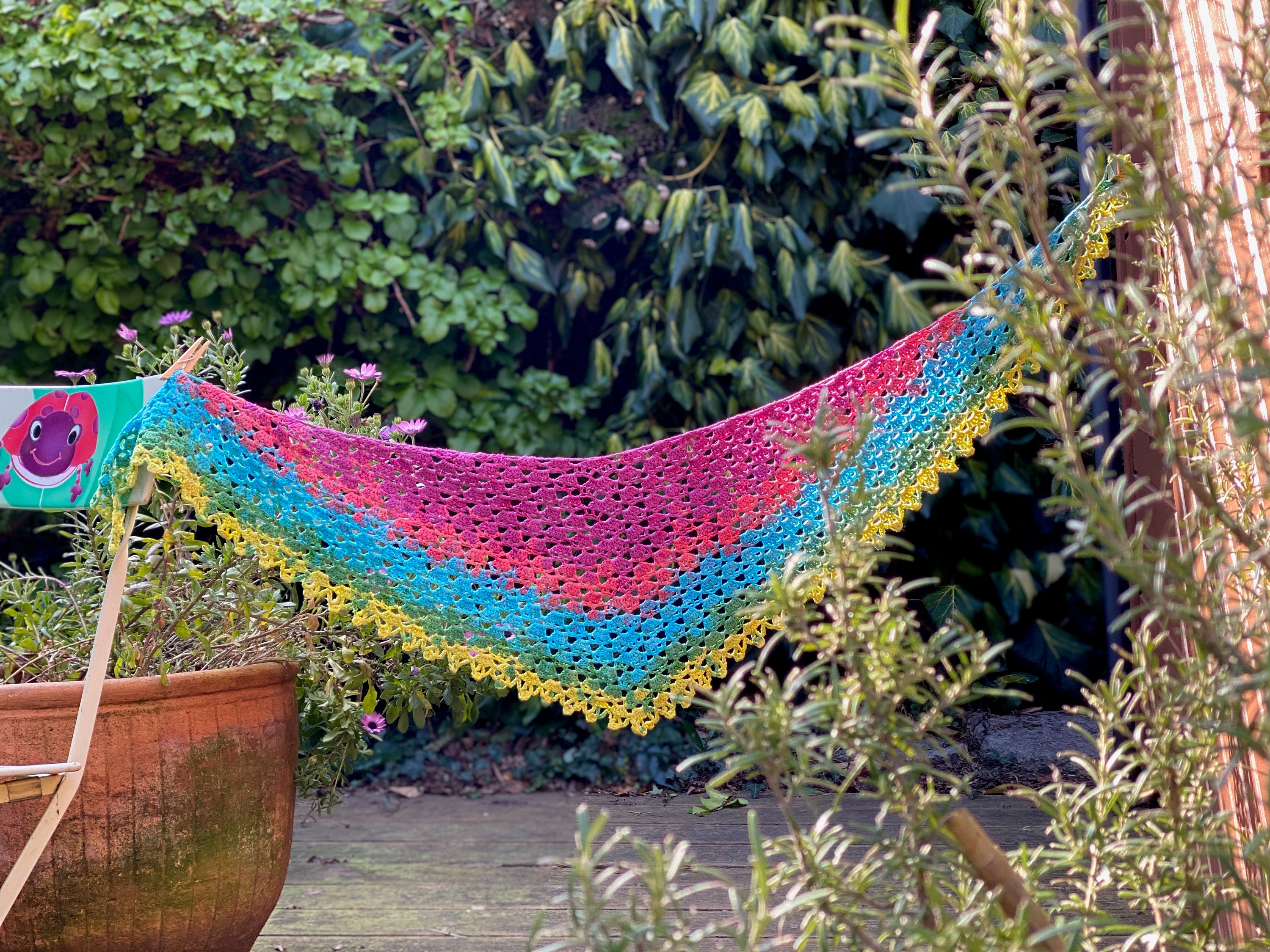 Color Bliss Shawl Crochet Pattern - Etsy
