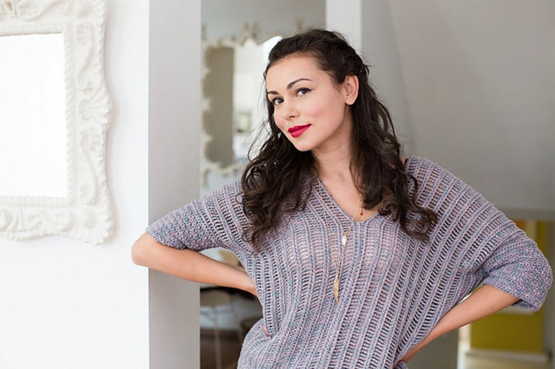 Lisa Sweater Crochet Pattern - Etsy