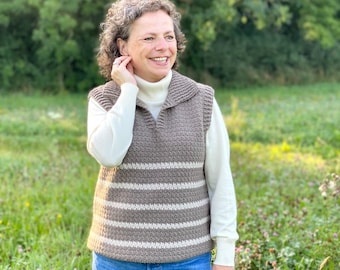 Slipover Top Crochet Pattern for Women, Crochet Top PATTERN, Crochet ...