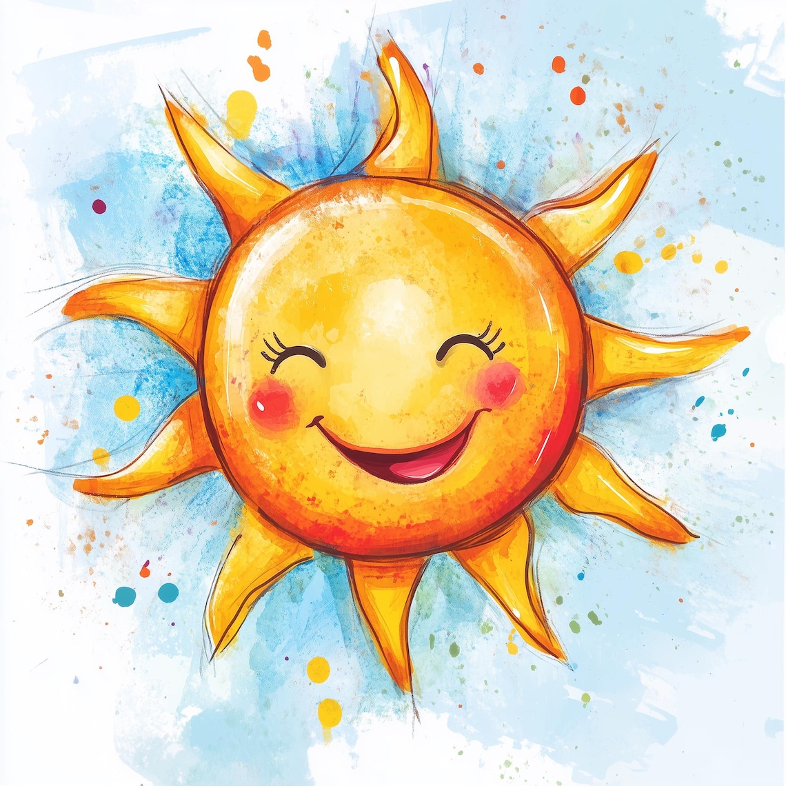 10 Children Book Illustration Clipart Pack, Children Book Art, Children ...