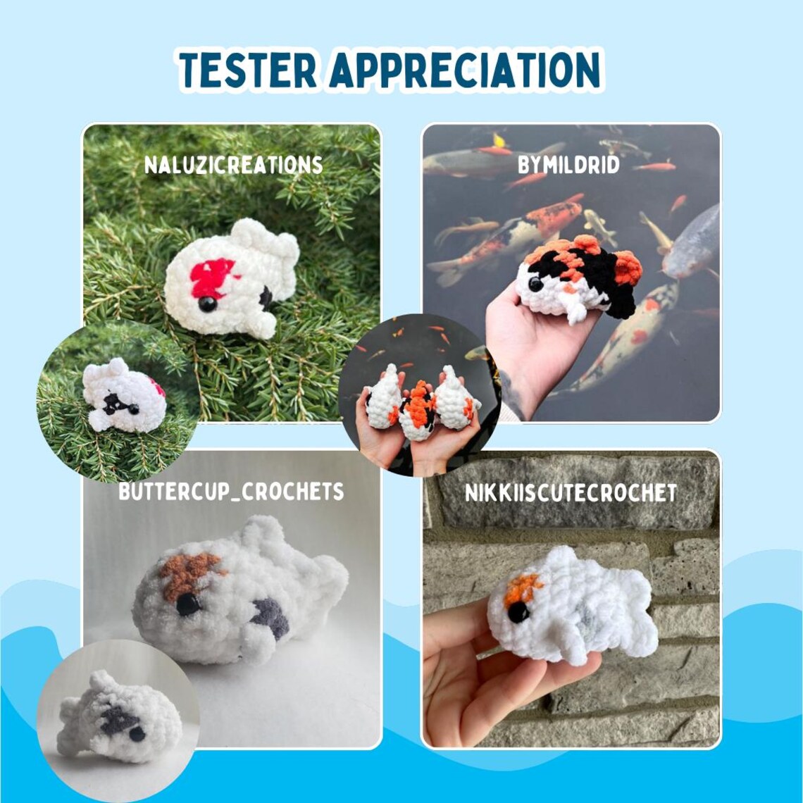 Crochet Pattern Koi Fish Amigurumi Stuffed - Etsy