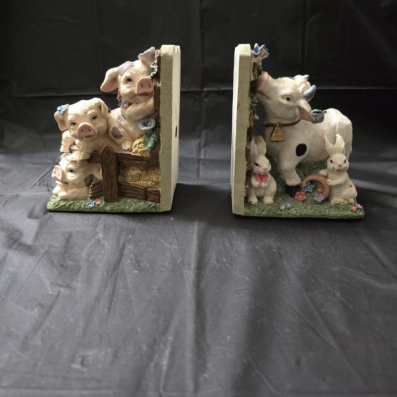 Animal Bookends - Etsy