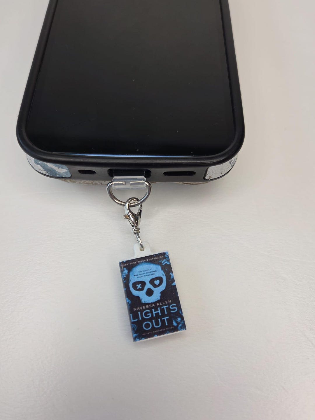 Custom Mini Book Charm: E-reader or Phone Accessory - Etsy