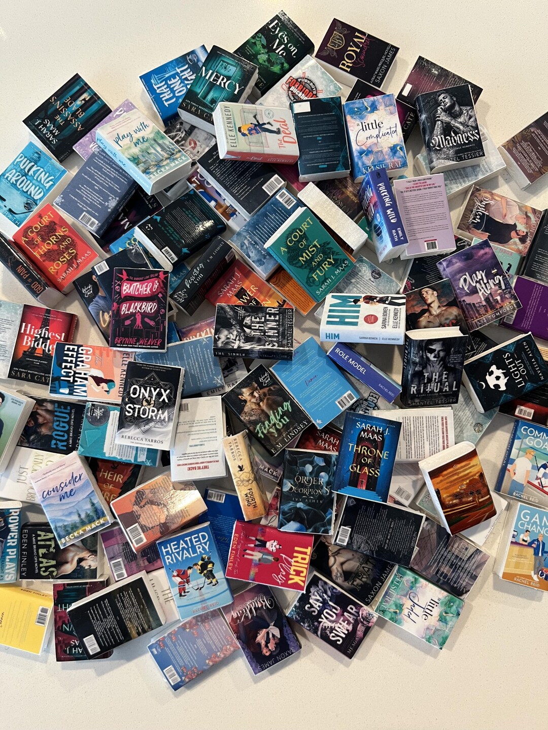 Custom Mini Books – Personalized Tiny Books | Miniature TBR Shelf Decor ...