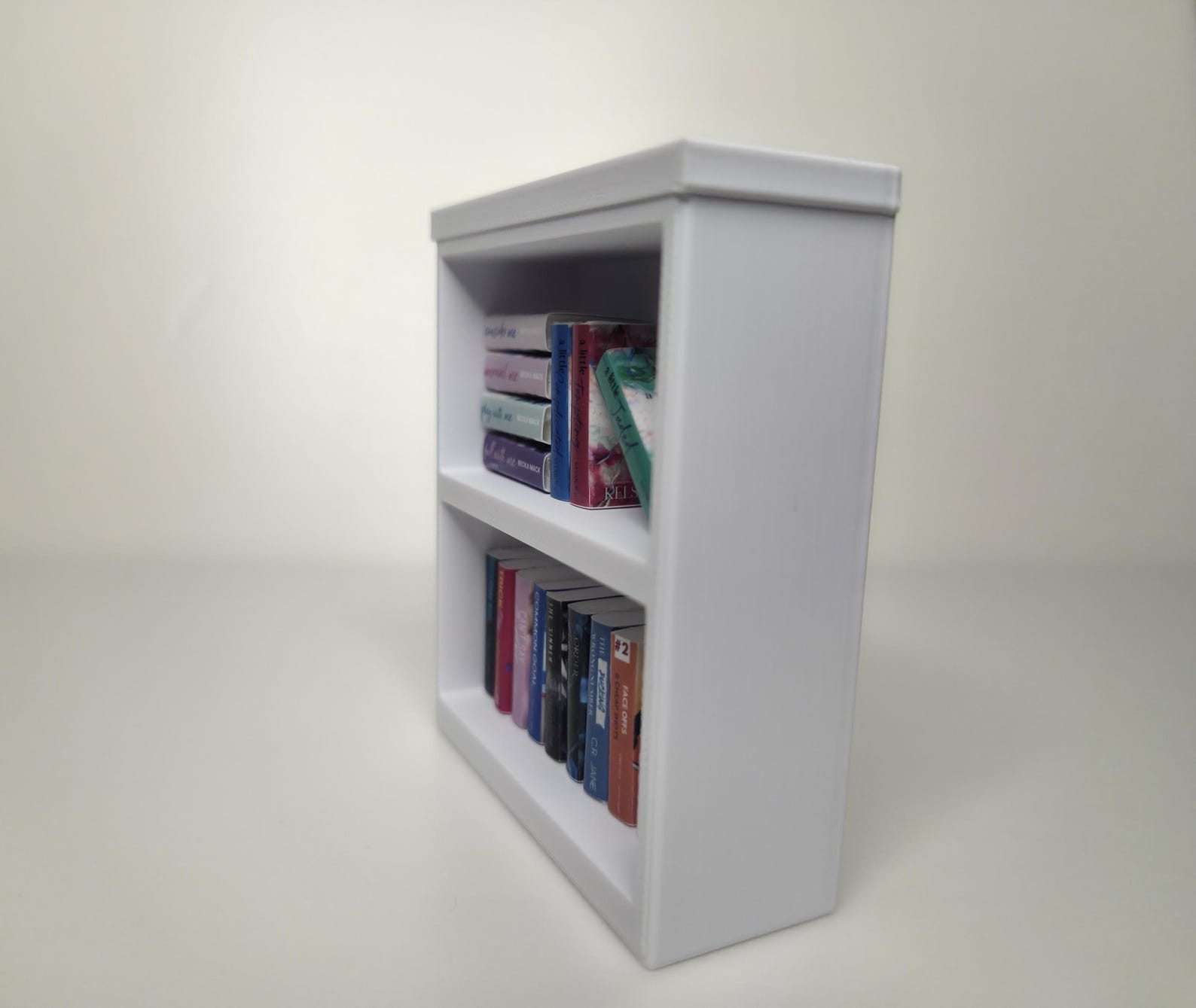 Miniature Bookcase for Mini Books | 3D Printed Shelf Display for Book ...