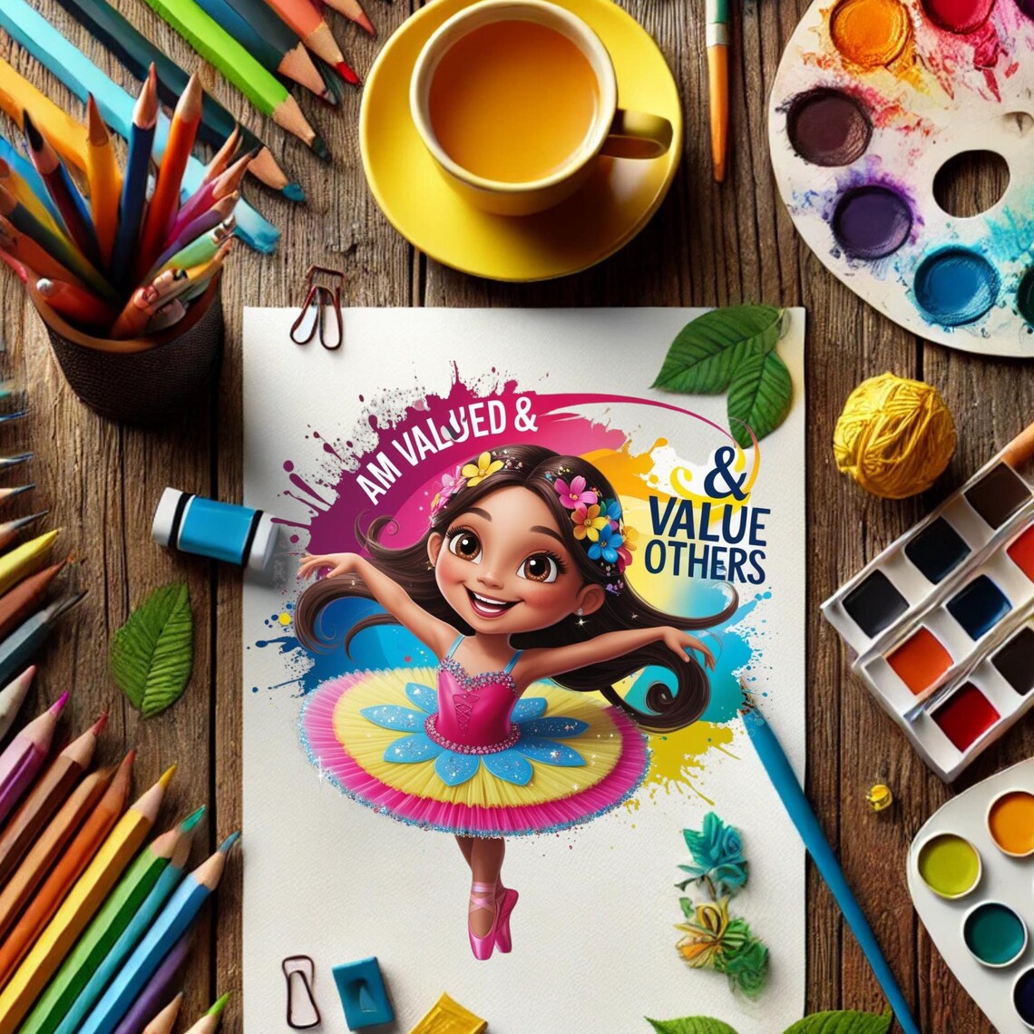 Kids Affirmation Coloring Book PLR – Editable Printable PDF | Positive ...