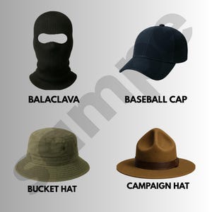 Hat Types Illustrated Guide - 1 Page Digital Download - Educational Hat ...