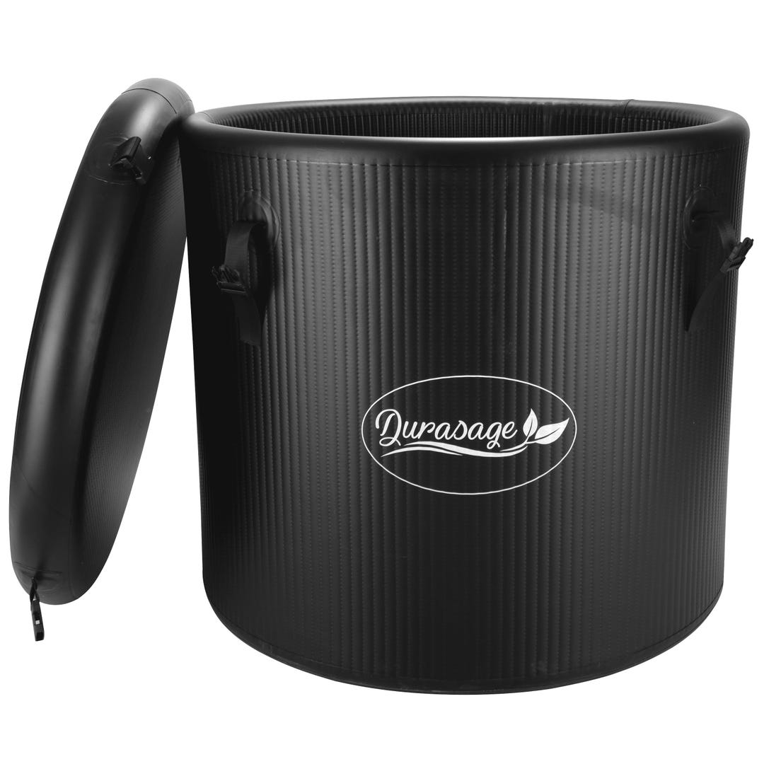 Durasage Portable Inflatable Ice Bath Barrel – Large Cold Therapy ...