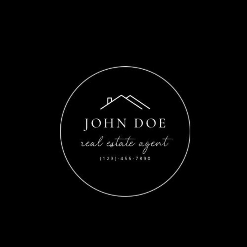 Real Estate Sticker Template - Etsy