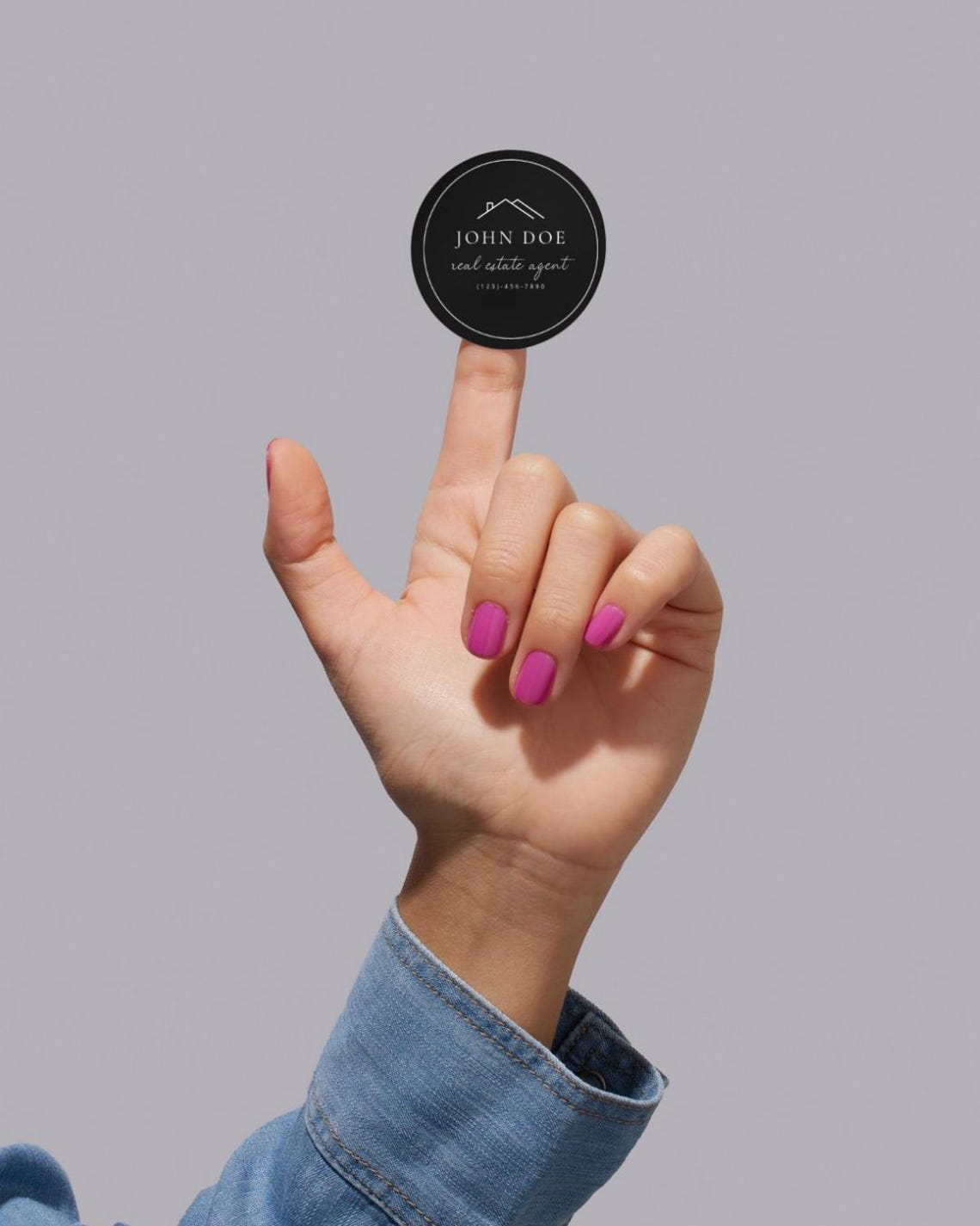 Real Estate Sticker Template - Etsy