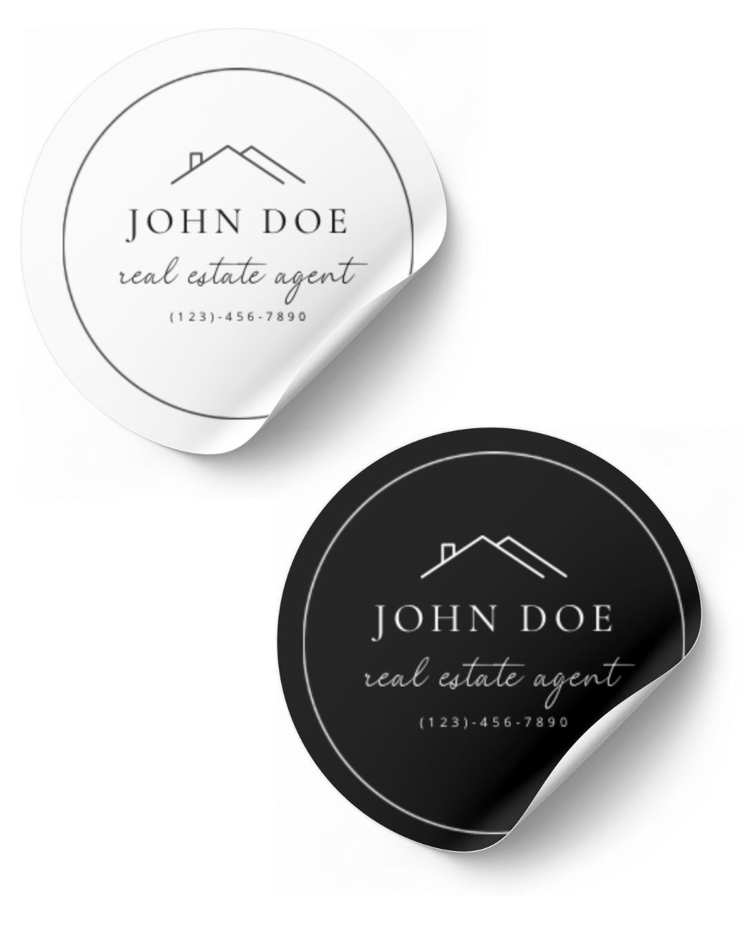 Real Estate Sticker Template - Etsy
