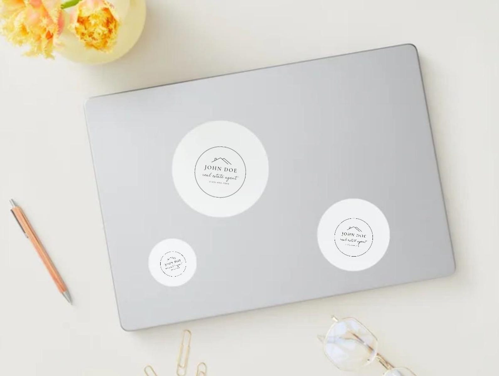 Real Estate Sticker Template - Etsy