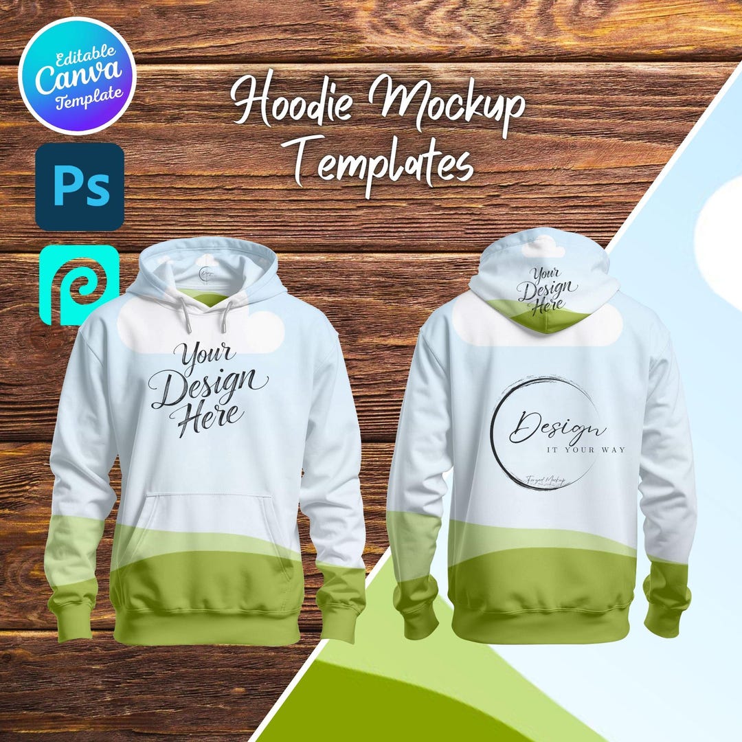Gildan Drag and Drop Mockup for Canva + Photoshop PSD Template, Fully ...