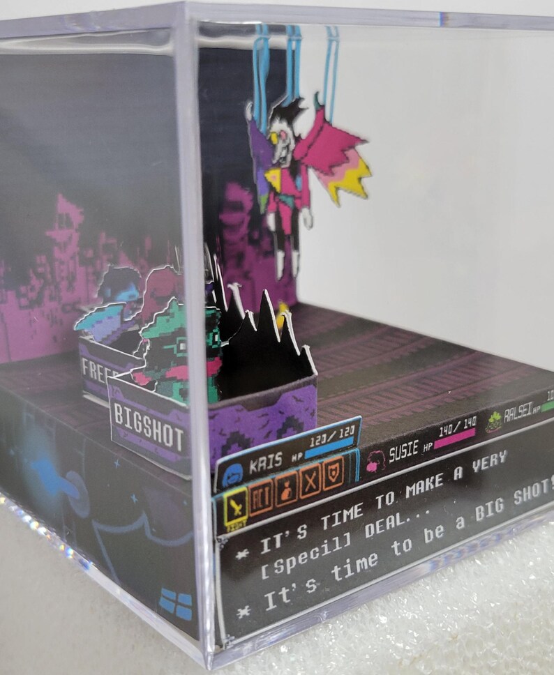 Deltarune: NEO Spamton! Diorama - Etsy