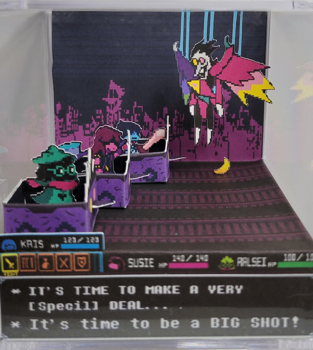Deltarune: NEO Spamton! Diorama - Etsy