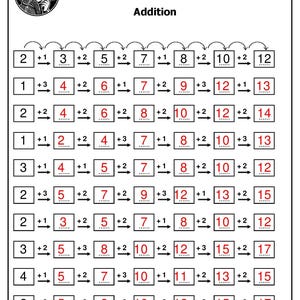1st & 2nd Grade Mental Math Hard Addition Worksheets Bundle – 10 ...
