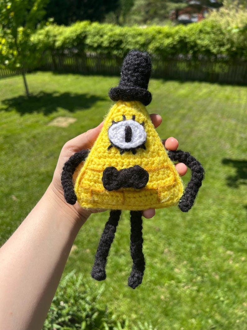 Gravity Falls Bill Cipher & Pyramid Steve Plushies - Etsy