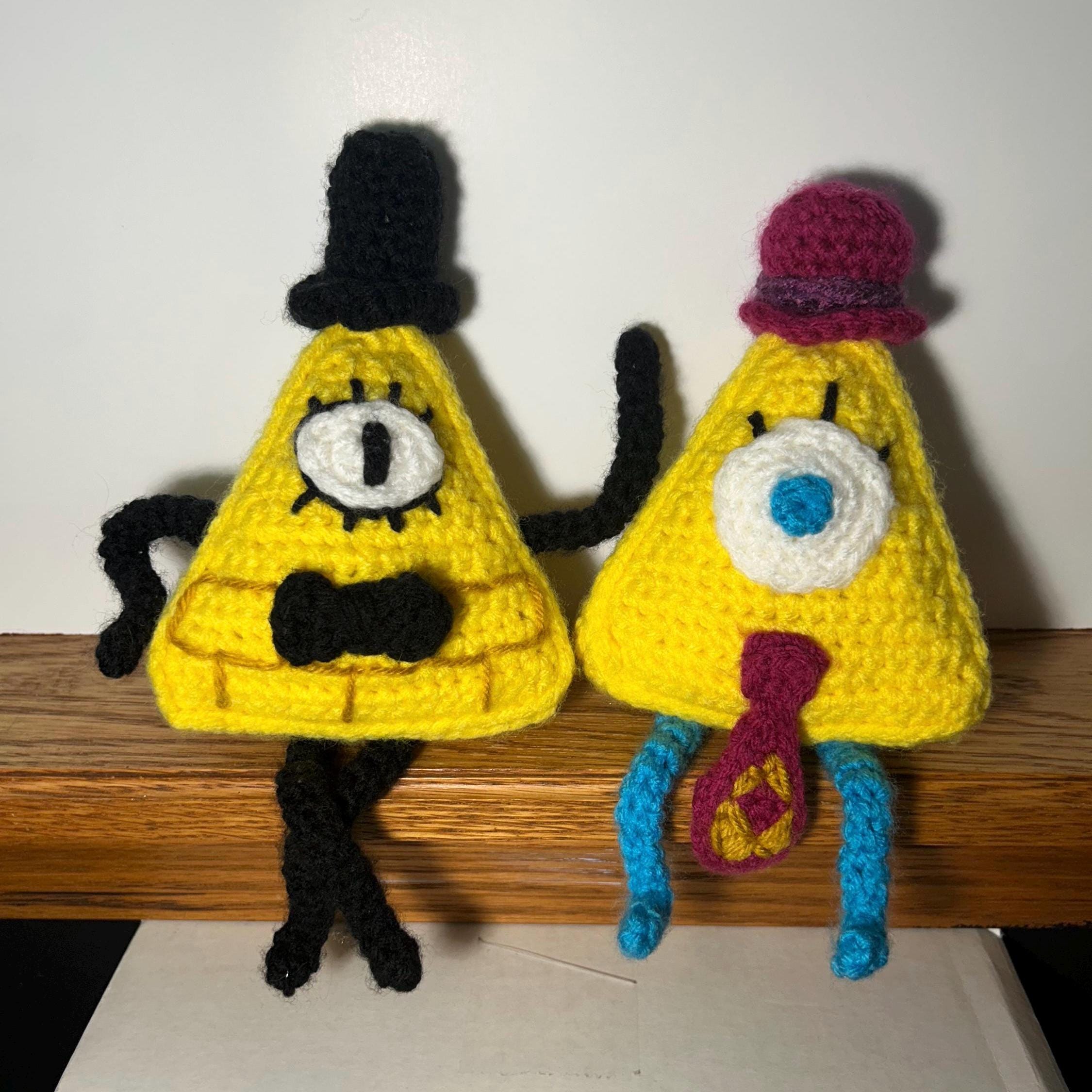 Gravity Falls Bill Cipher & Pyramid Steve Plushies - Etsy