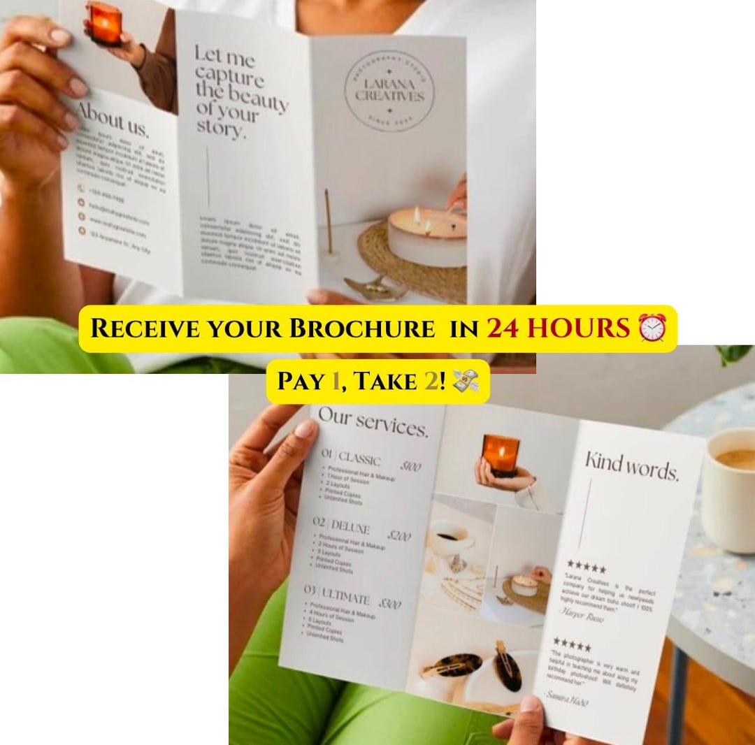 Personalized Brochure Design – Unique & High-quality | Tailored for ...