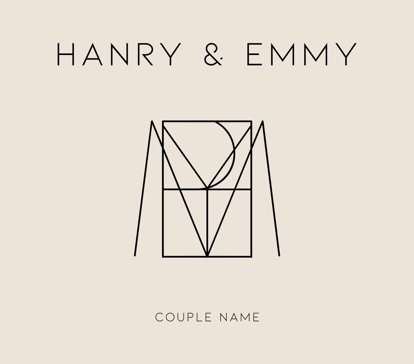 Family Name Logo for Tattoo Minimalist Logo Letter Logo Monogram Logo ...
