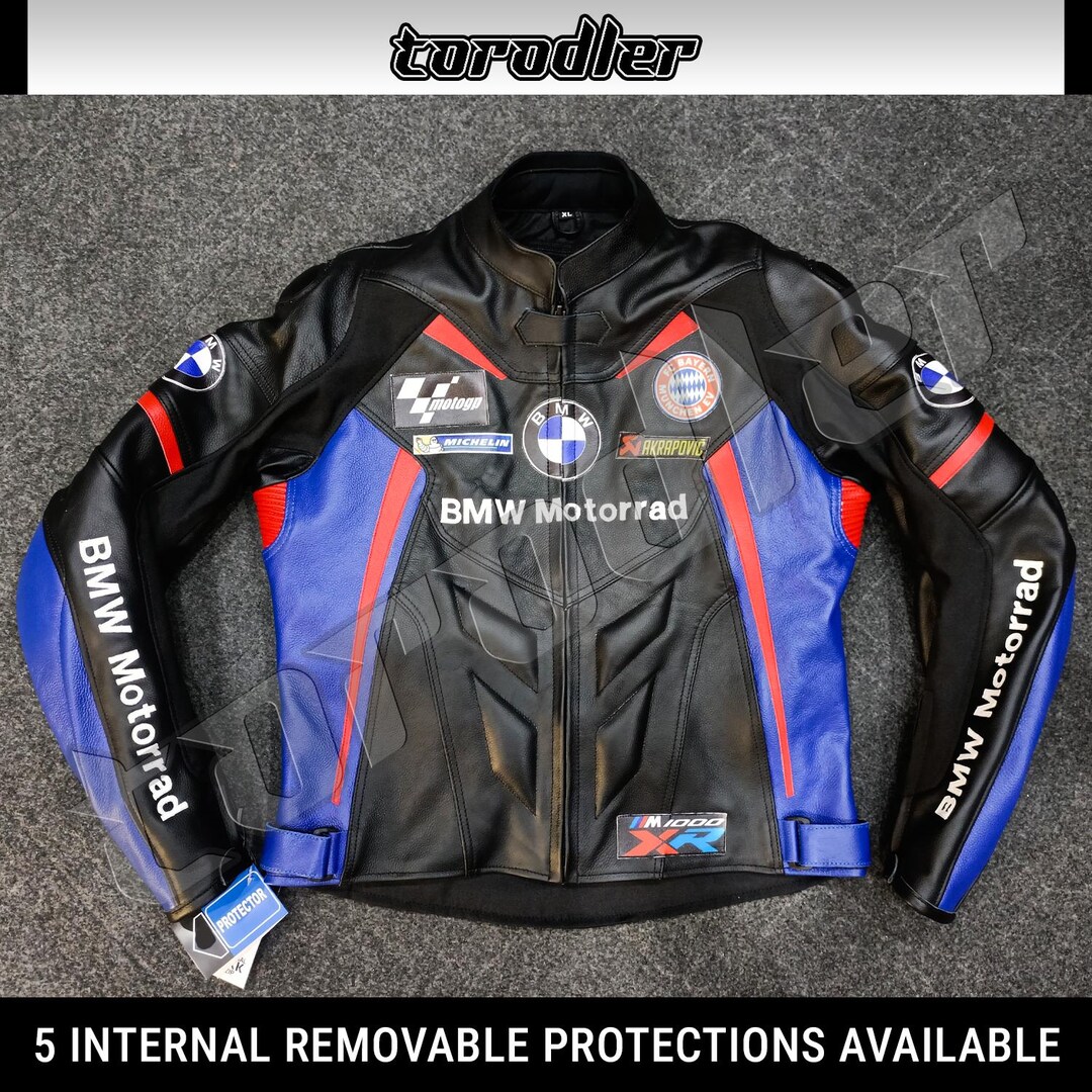 BMW Motorrad M1000XR, M1000R Motorcycle Jacket, Motorcycle Cowhide ...