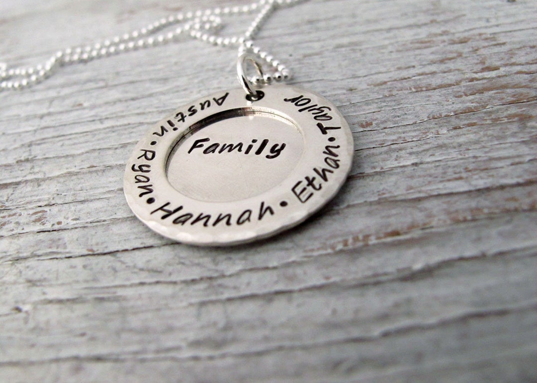 Personalized Family Necklace for Mom, Mother's Necklace, Kid's Names ...