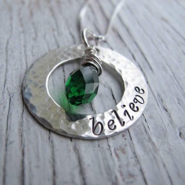 Believe Necklace - Etsy