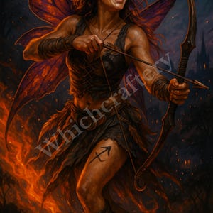 12 Zodiac Fairies Printable Wall Art Bundle – Astrology Digital ...