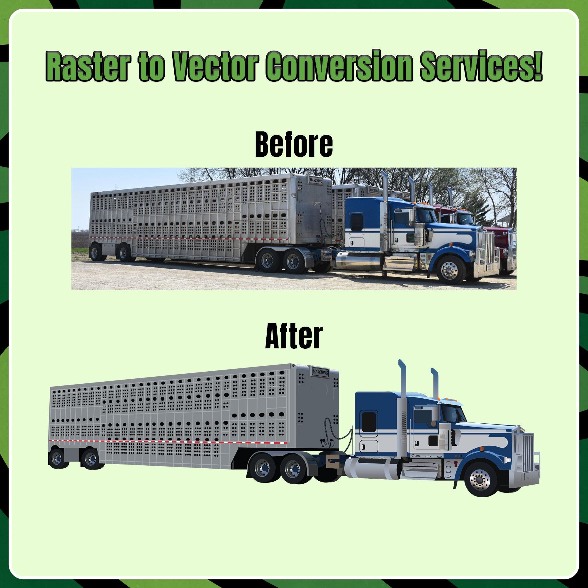 Image to Vector, Custom SVG, Convert to Vector Graphics, Logo ...