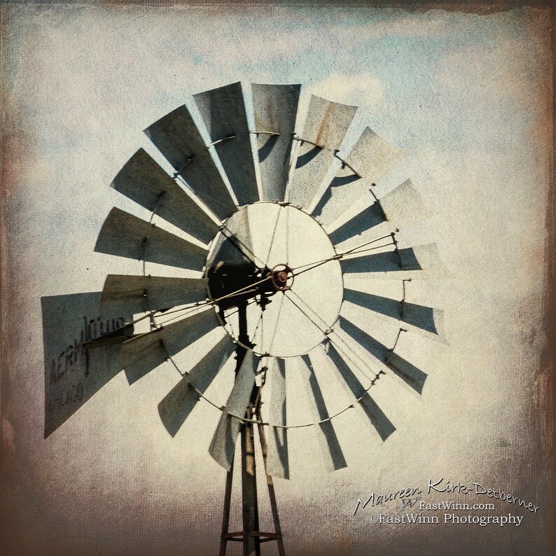 Windmill Wall Art Prints Square Print for Living Room - Etsy