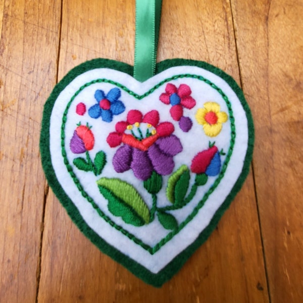 Embroidered Felt - Etsy