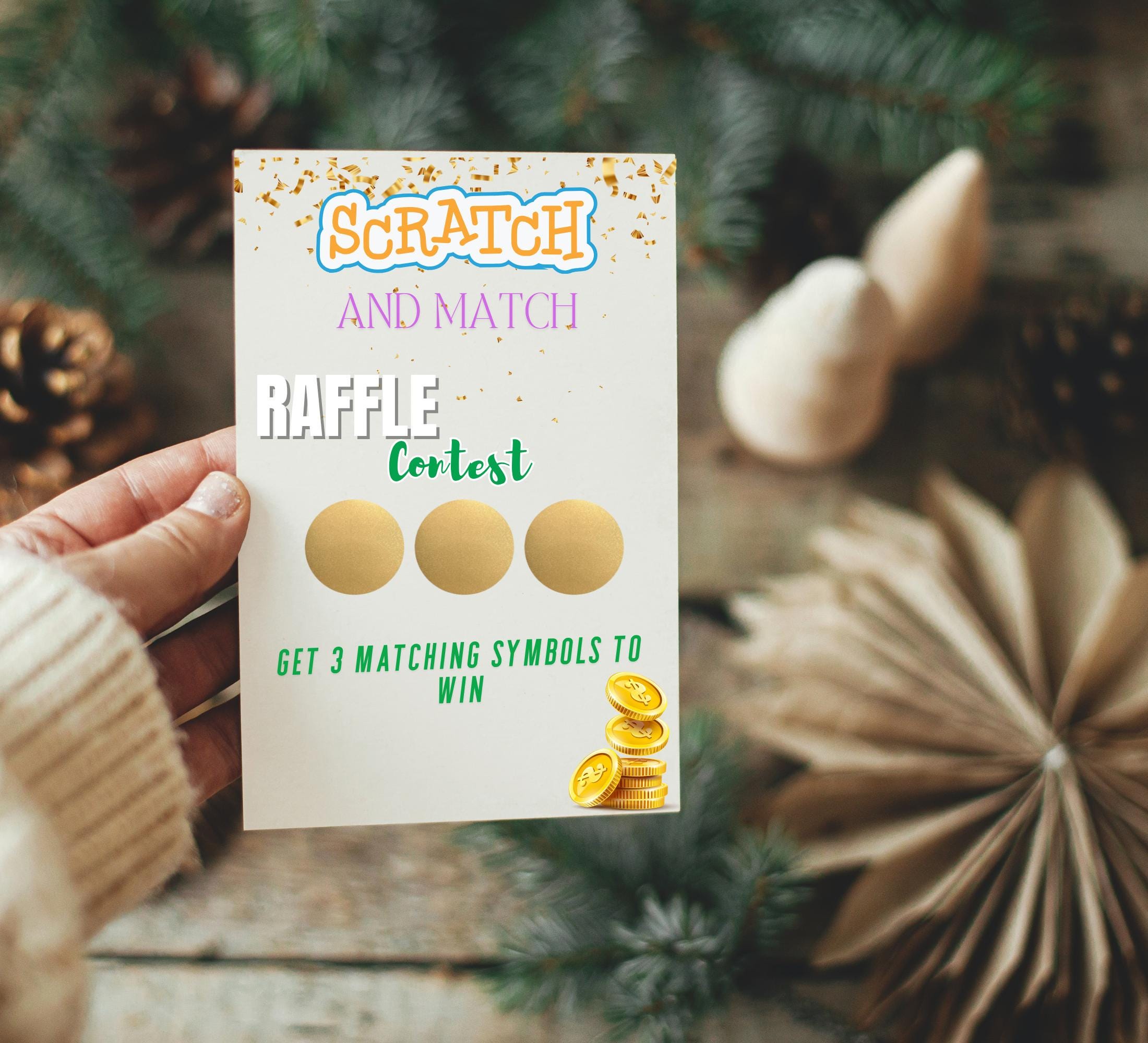 Gold Scratch off Stickers: 1.5" DIY Game & Promotion Labels - Etsy