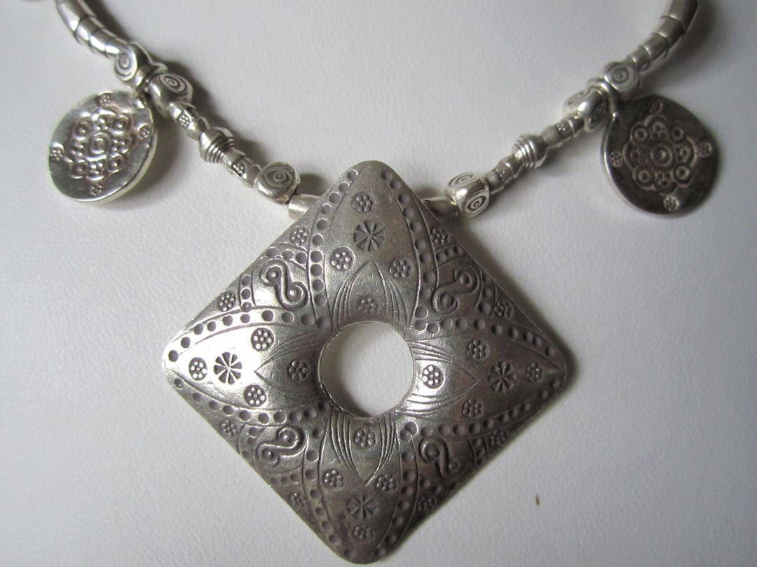Thai Silver Necklace - Etsy