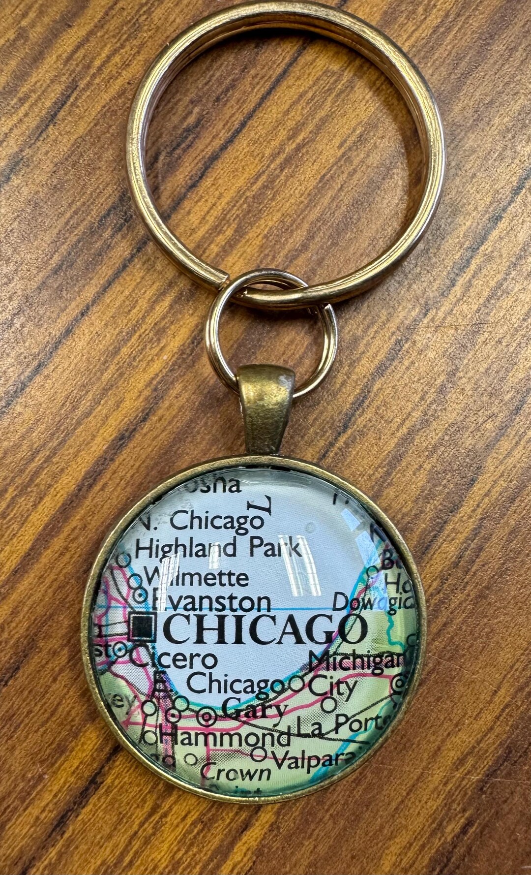 Custom Map Keychains - Etsy