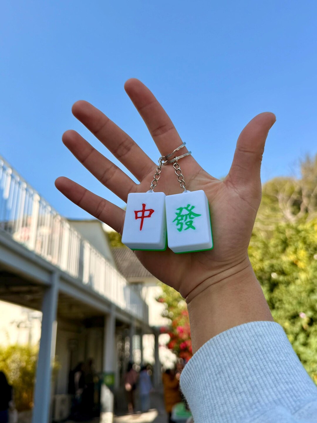 3D Printed Hong Kong Mahjong Keychain - Etsy