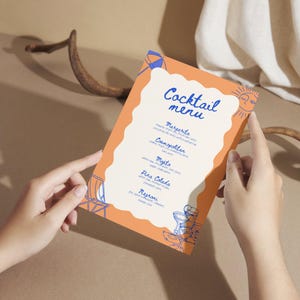 Hand-drawn Summer Party Menu Template: Italian Dinner, BBQ (canva ...