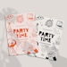 Doodle Dinner Party Invitation: Editable Birthday Template (digital ...