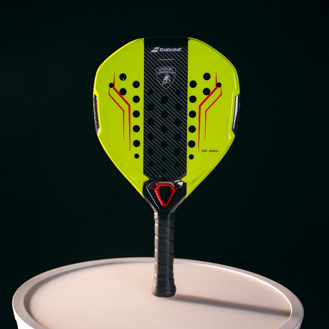 Babolat X Lamborghini Padel Racket | Limited Edition Yellow Carbon ...