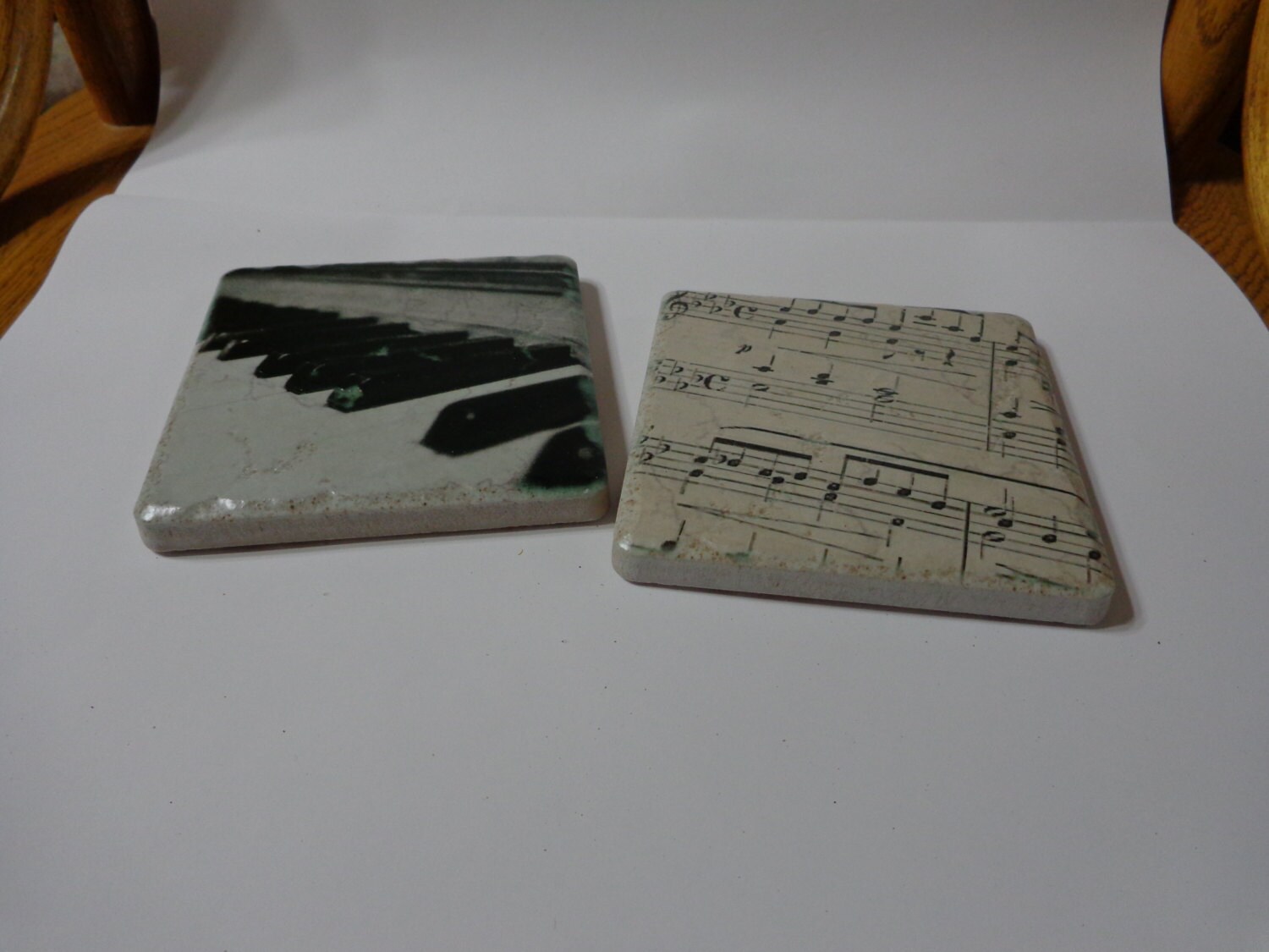 Coasters of Piano Keys and Sheet Music - Etsy