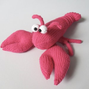 Larry the Lobster Toy Knitting Pattern - Etsy