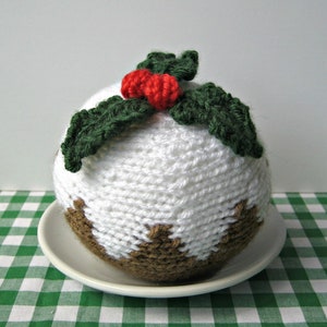 Christmas Pudding Toy Food Knitting Pattern - Etsy
