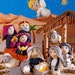 On a Starry Night Nativity Set Scene Knitting Pattern PDF Digital ...