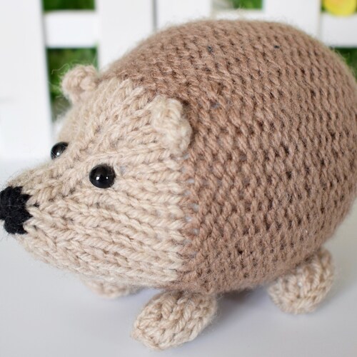 Snuggly Hedgehog Toy Knitting Patterns - Etsy