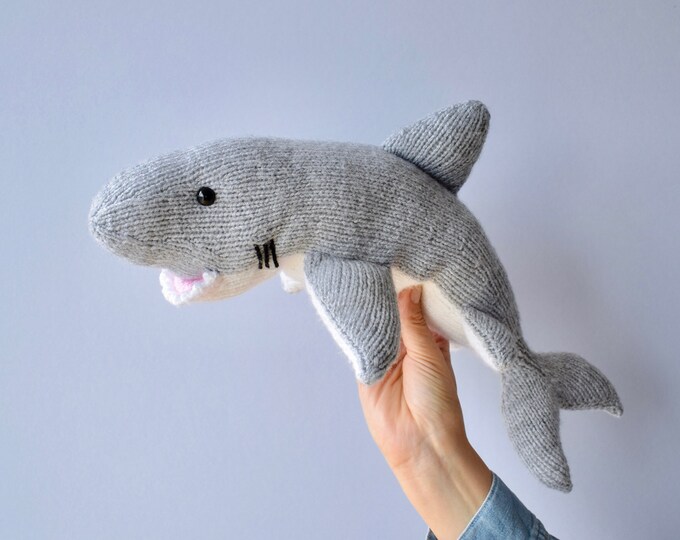 Shark Knitting Pattern. Knit Your Own Jaws. PDF Download. - Etsy