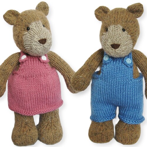 Benji Bear Toy Knitting Pattern - Etsy
