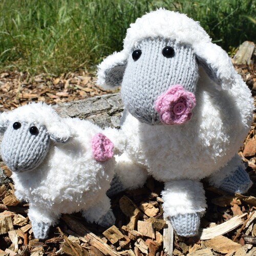 Moss the Sheep Toy Knitting Patterns - Etsy