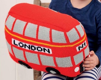 London Bus Toy Knitting Pattern | Etsy