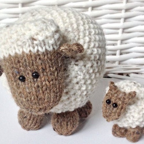 Moss the Sheep Toy Knitting Patterns - Etsy
