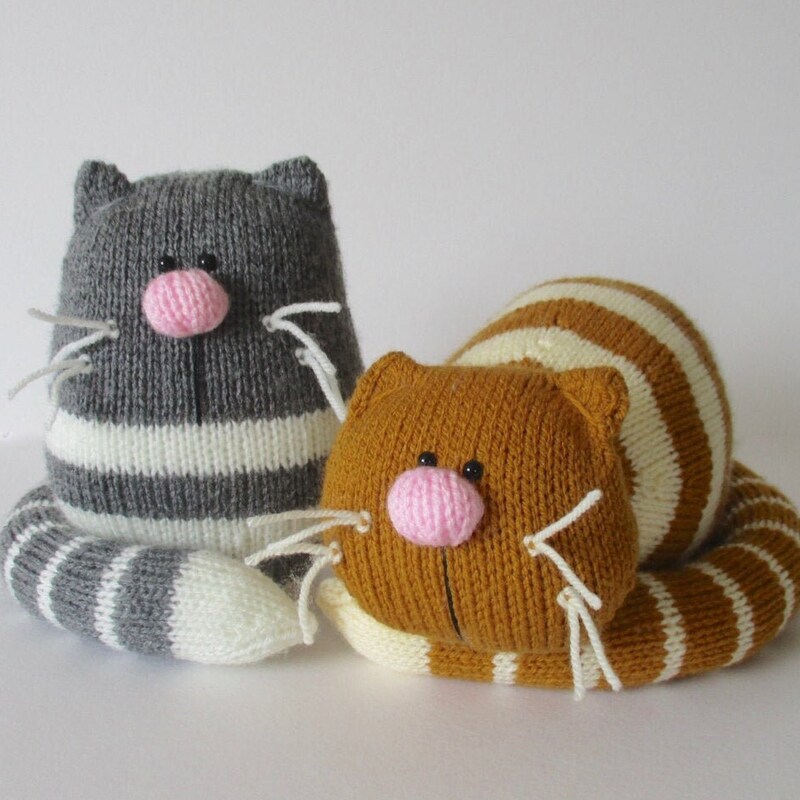 Cat Knitting Pattern - Etsy